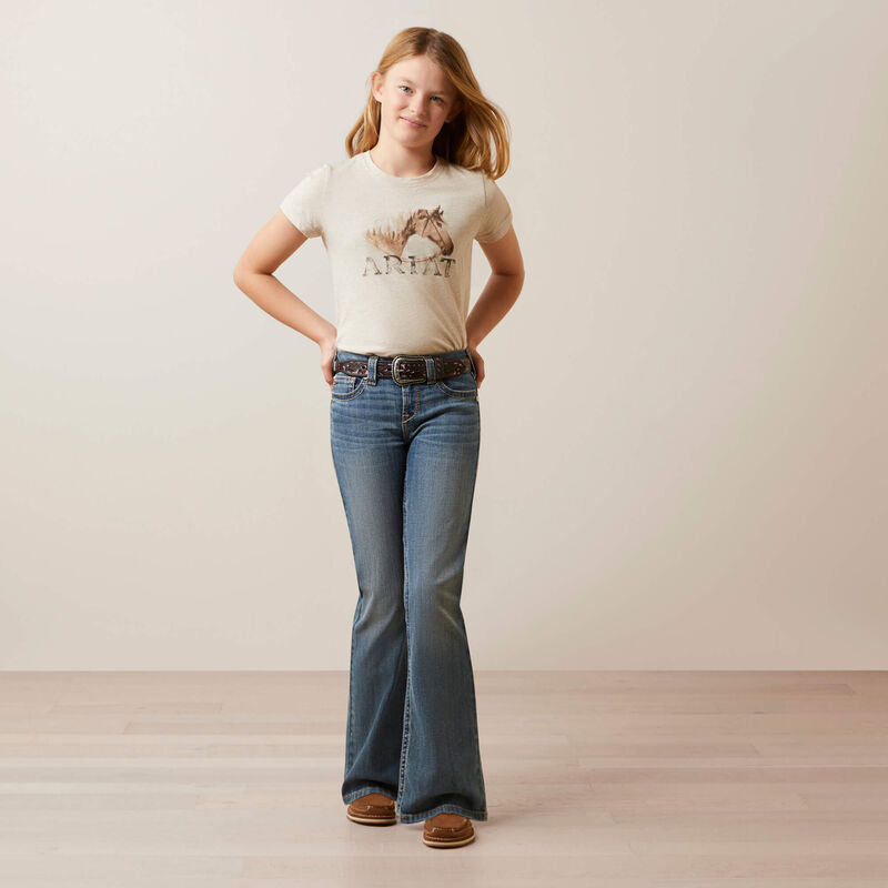 Ariat Girls Real Boot Cut Leila Jean - Eleanor – Crossdraw Country Co.
