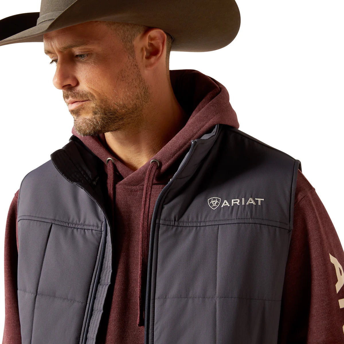 Ariat Men's Crius Vest - Odyssey Grey – Crossdraw Country Co.