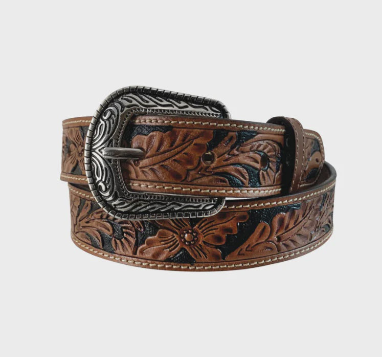 Roper Bridle Leather Full Grain Tooled Leather Belt – Crossdraw Country Co.