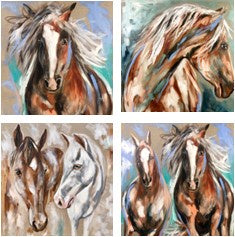 Lilli Rock Coaster Set - Freedom Horses by Amanda Brooks – Crossdraw ...